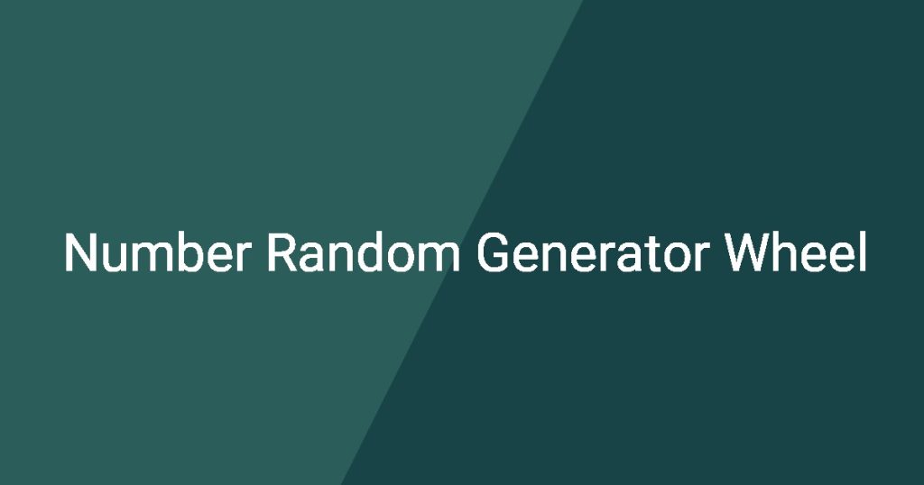 Random Number Generator 1 To 14 – Damacy Games