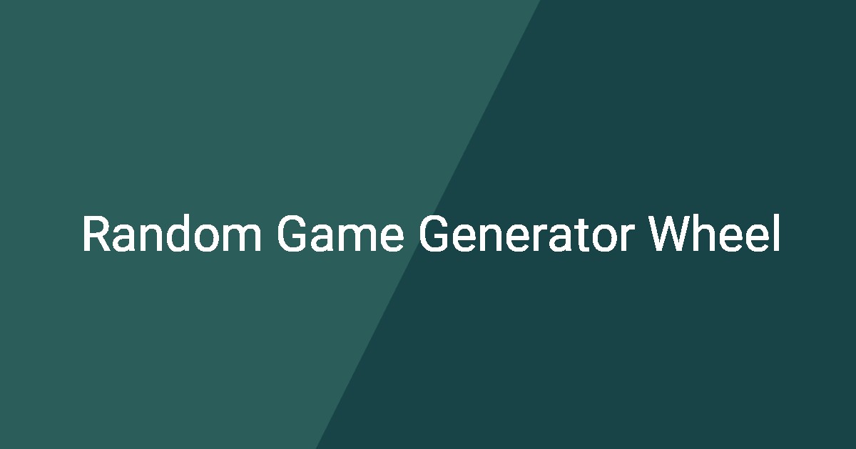 Random List Order Generator – Damacy Games
