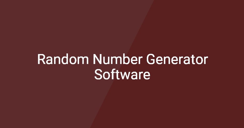 Random 9 Number Generator – Damacy Games