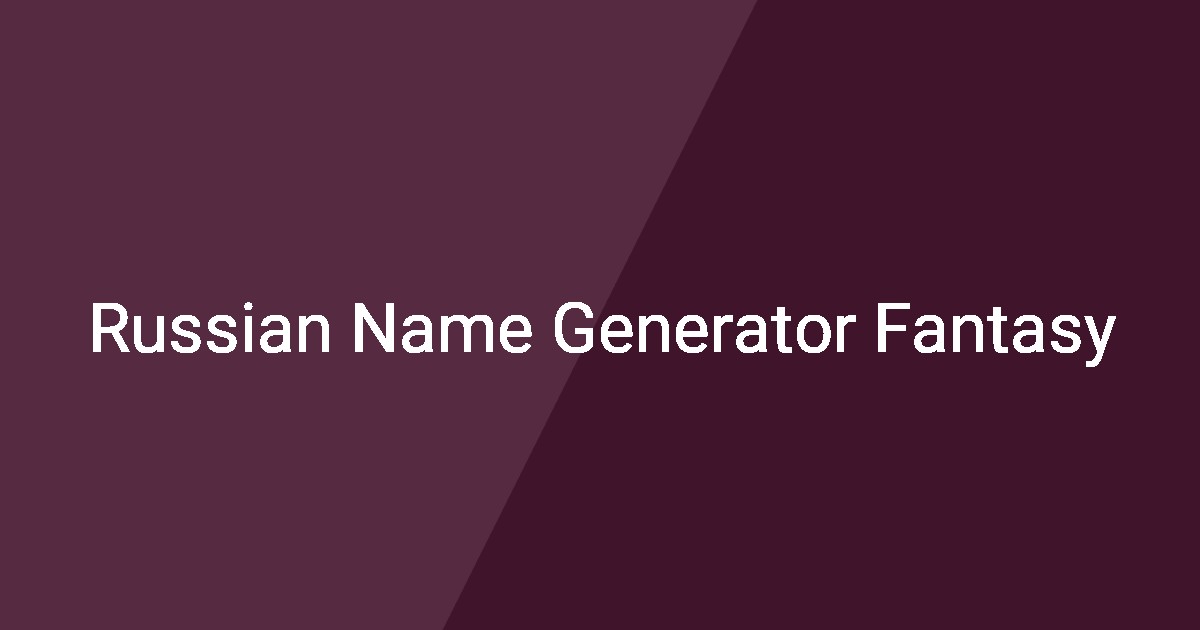 R6 Name Generator – Damacy Games